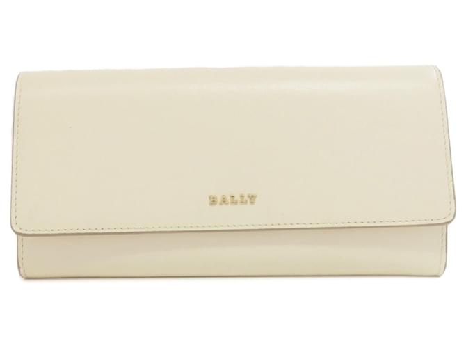 BALLY Long Wallet in White Leather ref.2020249 - Joli Closet