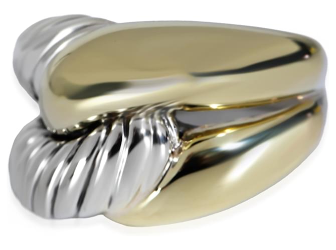 David Yurman Labyrinth Ring in 14k Yellow Gold/Sterling Silver ref ...