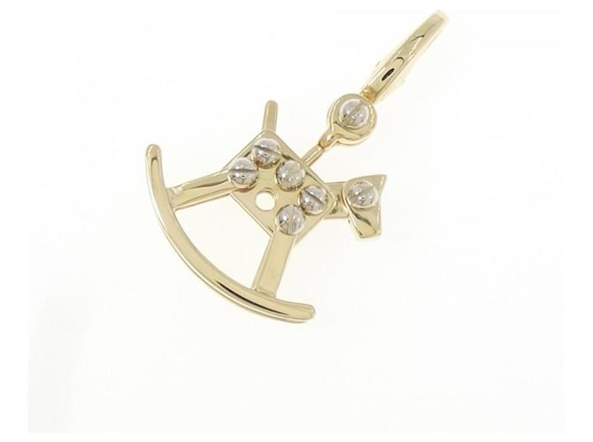 Cartier Rocking Horse Charm Golden White gold Yellow gold ref.2025246 ...