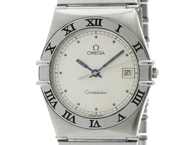 Reloj de pulsera Omega Constellation de acero inoxidable con cuarzo ref ...