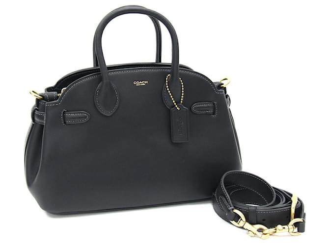 Coach Handbag Empire Carryall Bag 26 CU066 Black Leather ref.2027767 - Joli Closet
