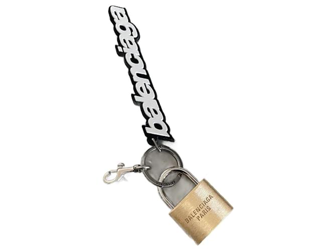 Balenciaga WOMEN'S MULTICOLORED CHARM/KEYCHAIN KIT Black Silvery White ...