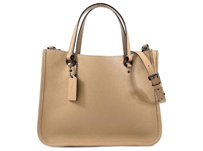 Coach Leather Tyler Carryall 28 Handbag C3460 Brown Beige ref.2035487 ...