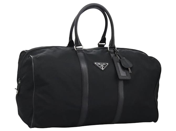 PRADA Boston Bag Nylon Black Auth yk17043 ref.2037511 - Joli Closet