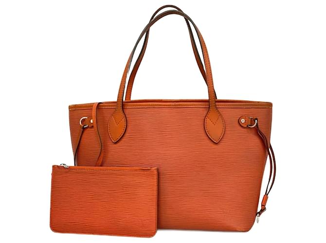 Louis Vuitton Neverfull PM Orange Leather ref.2040614 - Joli Closet