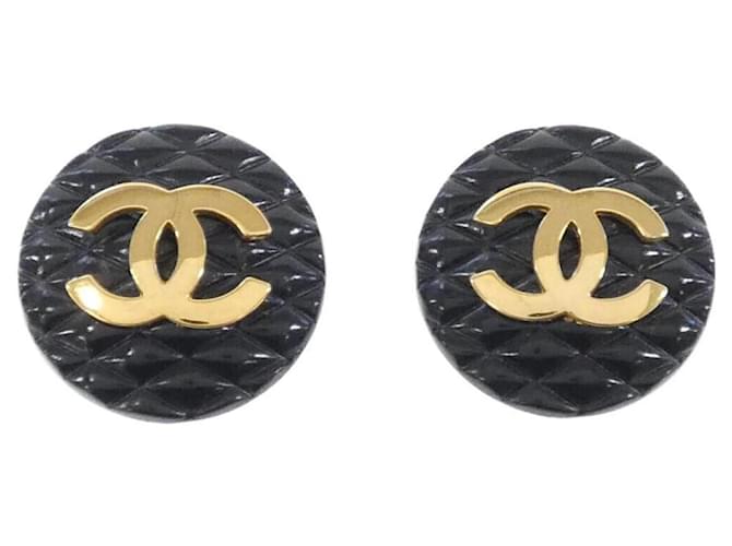 Chanel Coco Mark Black Gold-plated ref.2043205 - Joli Closet