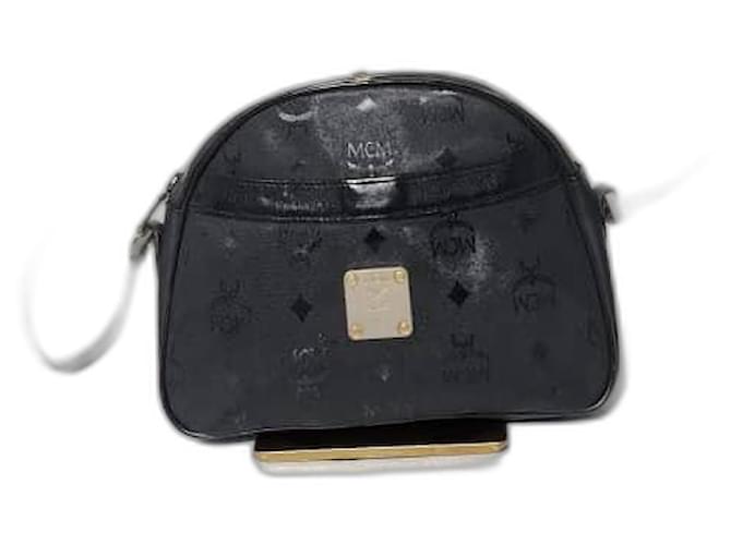 MCM Vintage Visetos Nylon Crossbody Bag Black ref.2050357 - Joli Closet
