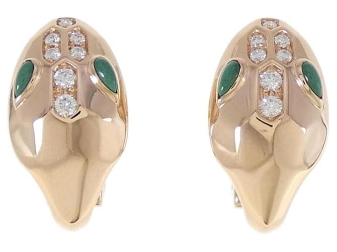Bulgari Bvlgari Serpenti Clip Earrings Pink gold ref.2058023 - Joli Closet