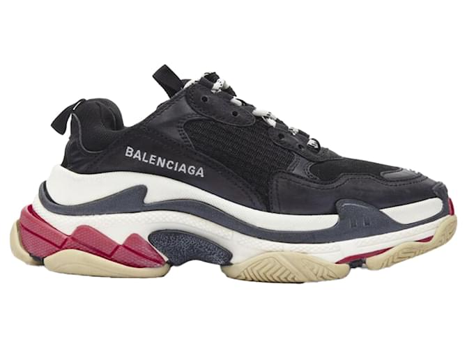 Balenciaga Triple S mesh chunky sneaker Black Synthetic ref.2062616 ...