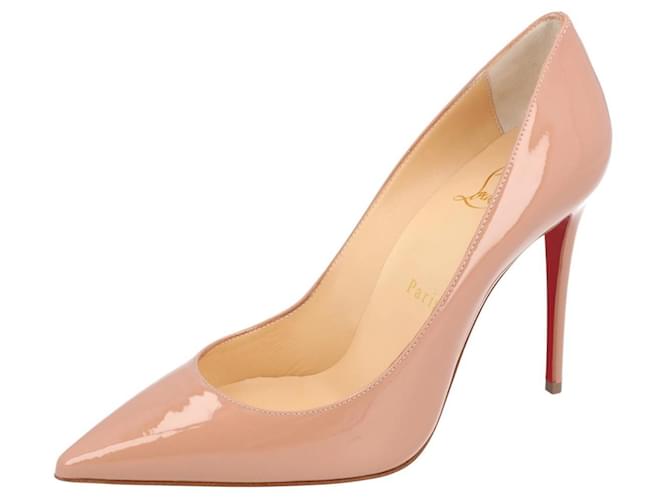 Christian Louboutin Heels Flesh Patent leather ref.2065236 - Joli Closet
