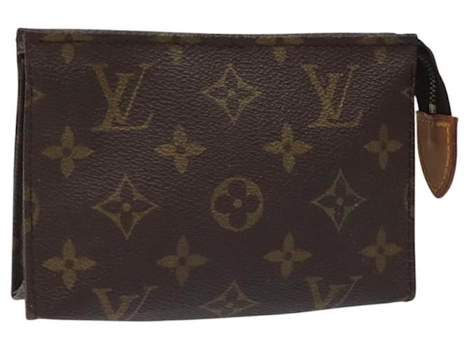 LOUIS VUITTON Monogram Poche Toilette 15 Pouch M47546 LV Auth fm4346 ...