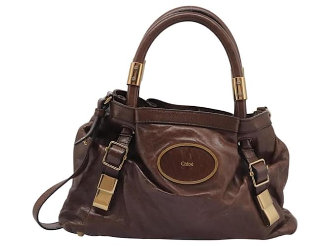 Chloé Victoria Brown Leather ref.2080033 - Joli Closet