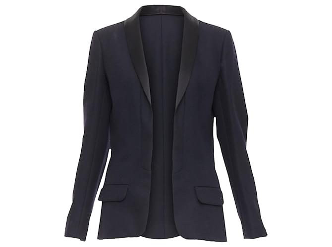 Chanel black wool tuxedo blazer ref.2082257 - Joli Closet