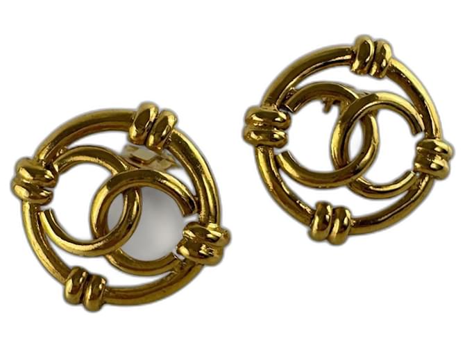 Chanel vintage Chanel CC logo 24k gold-plated Gold hardware ref.2082903 ...