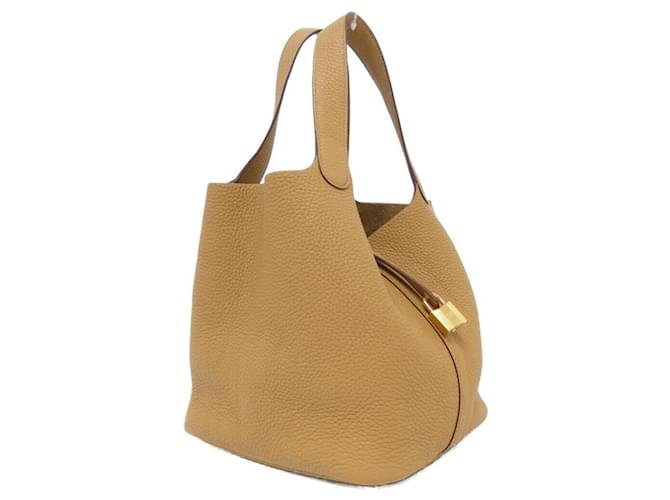Hermès Picotin lock Beige Leather ref.2089875 - Joli Closet
