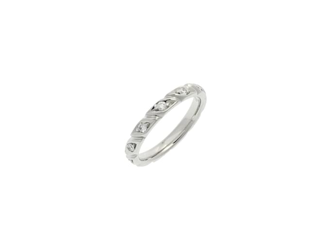 Chaumet Torsade Band Ring in Platinum with Diamonds ref.2094921 - Joli ...
