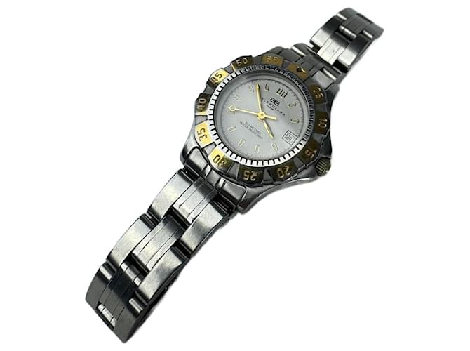 Vintage Balenciaga Steel Watch Silver Golden Silvery ref.2095368 - Joli ...