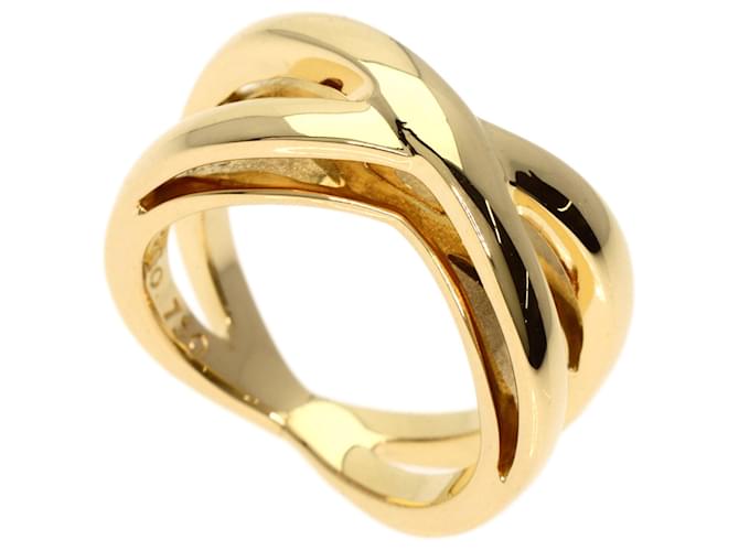 Tiffany & Co Tiffany Cross Ring in 18K Yellow Gold ref.2095766 - Joli ...