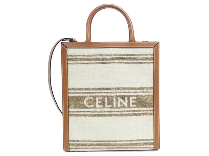 Céline Celine Small Vertical Cabas Handbag Cloth ref.2100482 - Joli Closet