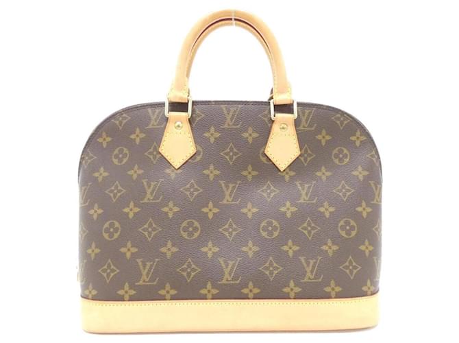 Louis Vuitton Monogram Alma PM Handbag Brown Cloth ref.2101747 - Joli ...