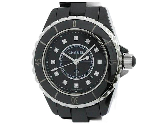 Chanel J12 Diamond Ceramic Quartz Ladies Watch H1625 ref.2102850 - Joli ...