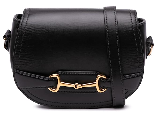 Céline Celine Black Small Leather Crecy Flap Crossbody Pony-style ...