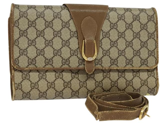 GUCCI GG Supreme Shoulder Bag PVC Beige Gold 904 02 050 Auth hk2124 Golden ref.2112939 - Joli Closet