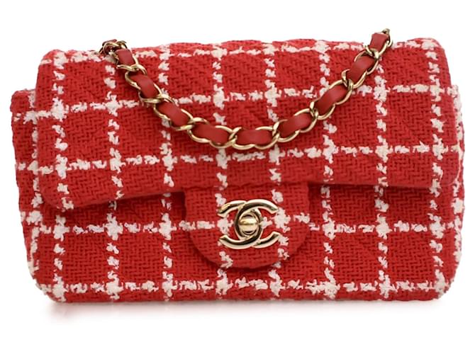 CHANEL Handbags T. Tweed Red ref.2116313 - Joli Closet