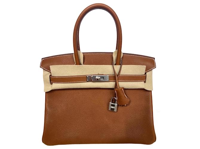 Hermès Birkin 30 Barenia leather Faubourg palladium hardware 2024 Brown ...
