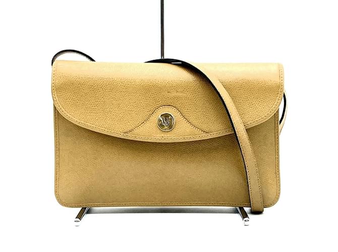 Christian Dior Beige Leather Shoulder Bag ref.2136128 - Joli Closet