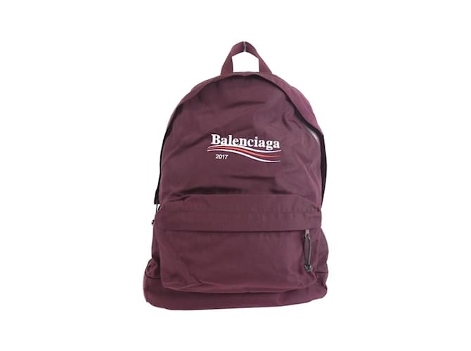 Everyday Balenciaga Explorer Backpack Dark red Nylon ref.2147785 - Joli ...