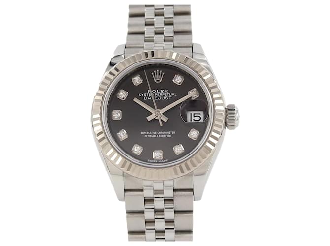 Rolex Lady DateJust Black ref.2177748 - Joli Closet