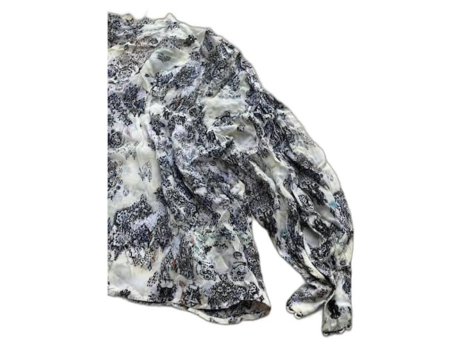 Iro blouse Blue Grey Viscose ref.2178945 - Joli Closet