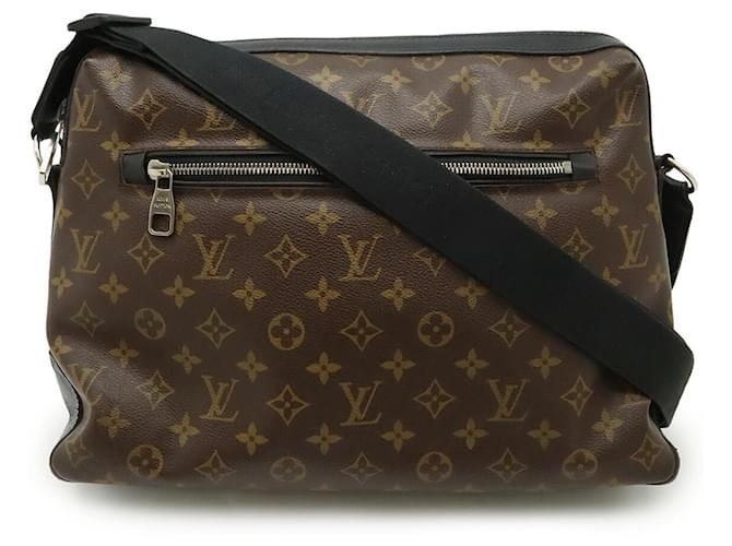 Louis Vuitton Monogram Macassar Torres Shoulder Bag Brown Black Leather ...