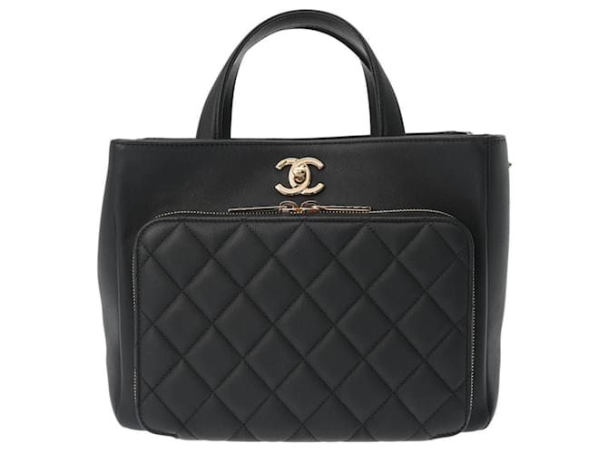 Chanel Business Affinity Black Leather ref.2200483 - Joli Closet