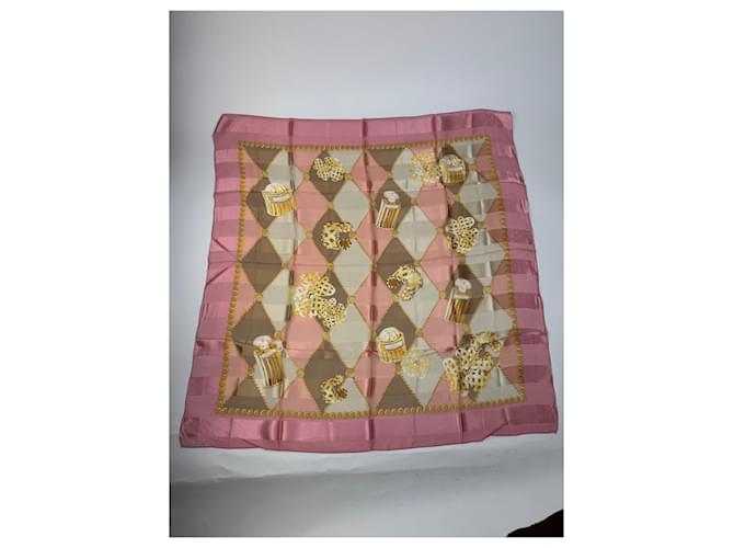 BALENCIAGA Scarves T. Silk Pink ref.2205217 - Joli Closet