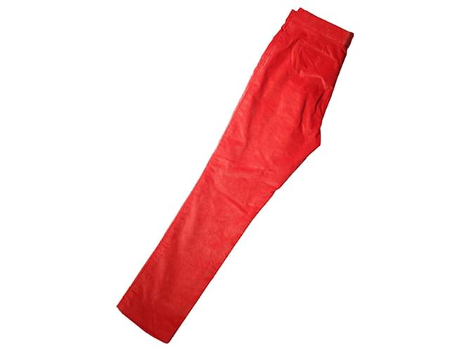 Gianni Versace pants Red Velvet ref.2205834 - Joli Closet