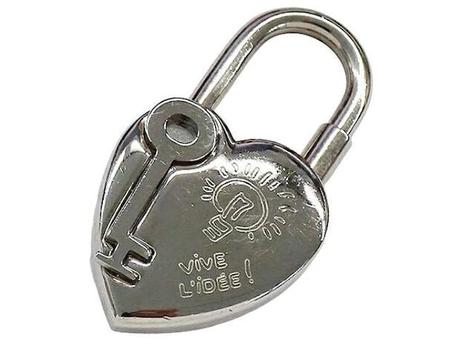 Hermès Hermes Heart Key Cadena Silver 2004 Silvery Metallic ref.2208390 ...