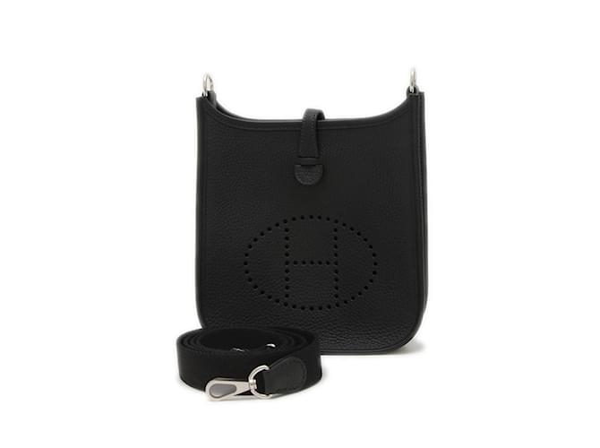 Hermès Hermes Evelyn TPM Handbag Black Leather ref.2209130 - Joli Closet