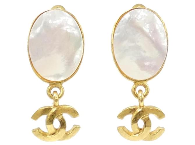 Chanel Coco Mark White Gold-plated ref.2209600 - Joli Closet