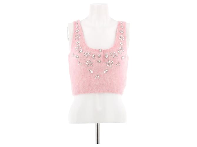 Paco Rabanne Top rose Pink Wool ref.2212277 - Joli Closet