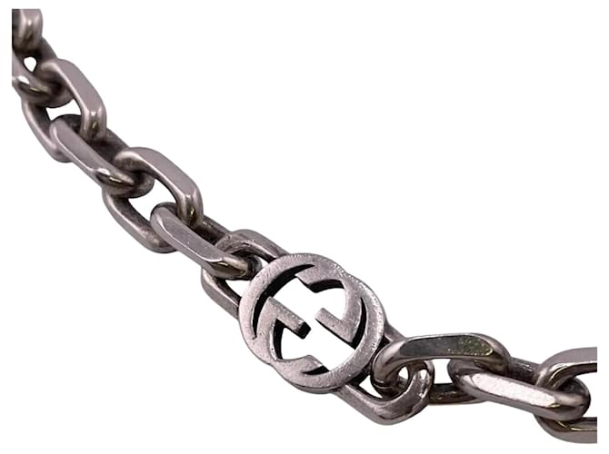 Gucci Interlocking G Silver Chain Necklace ref.2213102 - Joli Closet