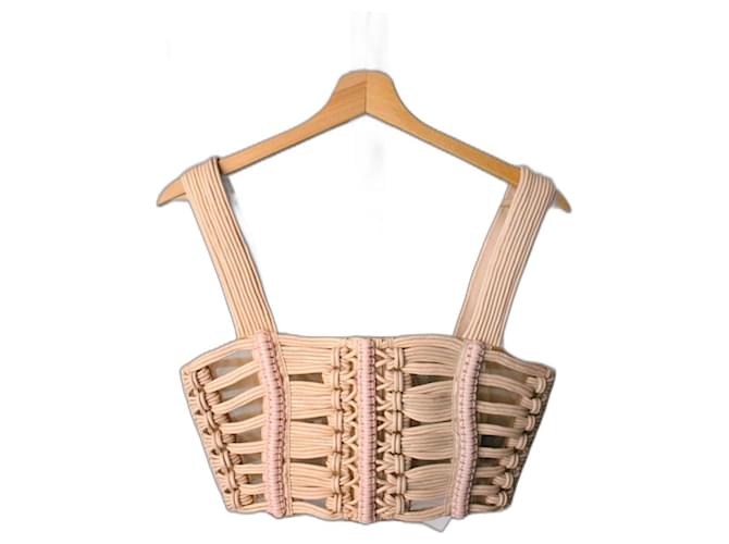 Balmain Tops Pink Polyamide ref.2228434 - Joli Closet