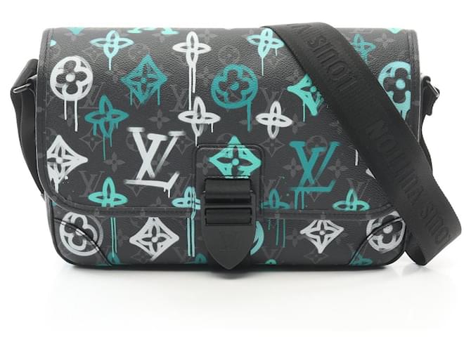Louis Vuitton Arch Messenger Bag Monogram Eclipse Black Cloth ref ...