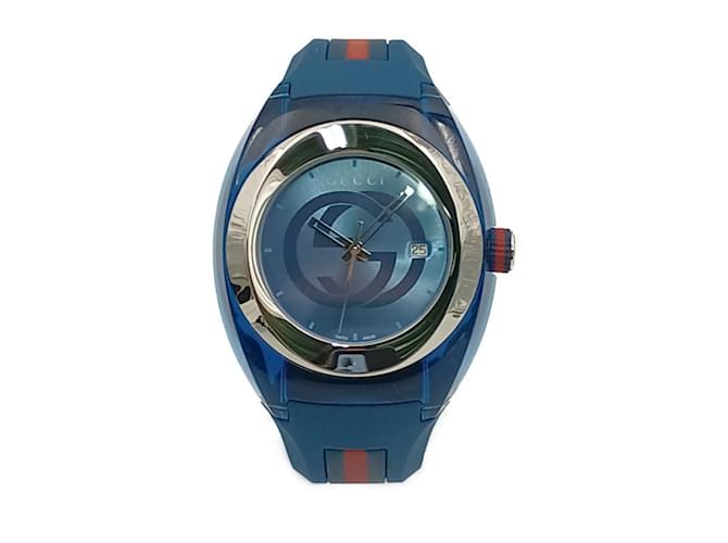 Gucci Sync Quartz Wristwatch Blue ref.2234098 - Joli Closet