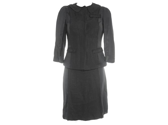 Prada Skirt suit Black Viscose ref.2248787 - Joli Closet