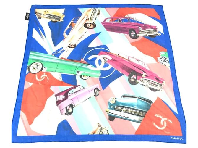 Chanel CC Coco Mark Logo Car Interior Scarf Multiple colors Cotton ref ...