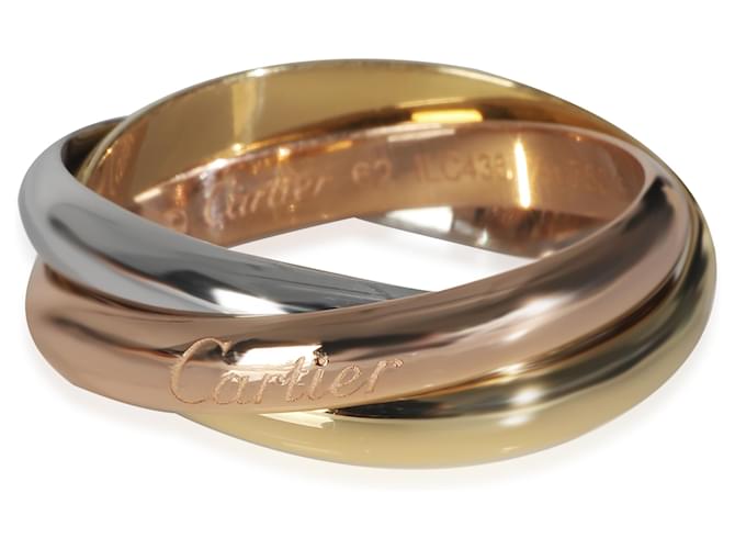Anillo Trinity de oro 3 tonos Cartier ref.JC2273705 (Vendido) - Joli Closet