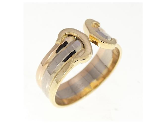Cartier 2C C2 Golden White gold ref.2282018 - Joli Closet
