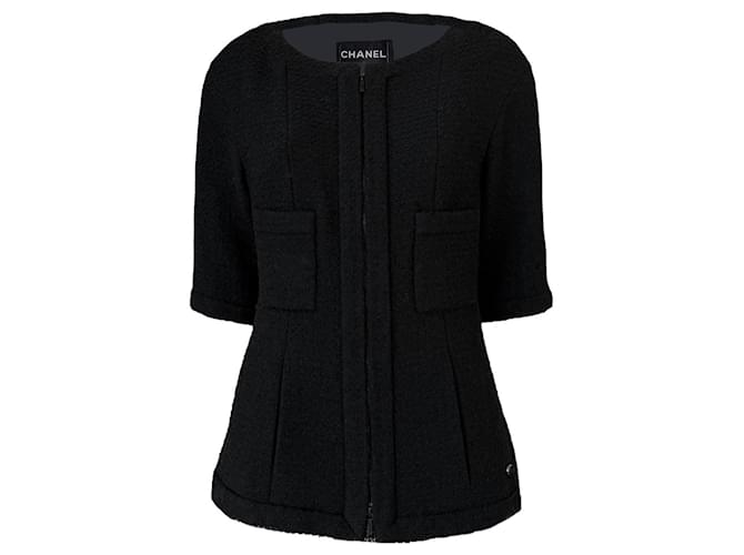 Chanel Supermarket Collection Black Tweed Jacket 38 FR ref.2285507 ...